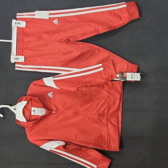 adidas | Matching Sets | Adidas Track Suit In Victory Red | Poshmark